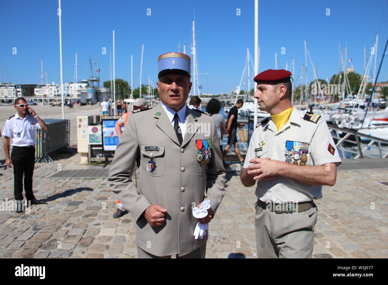 Celebration of the July 14 National Festival on La Rochelle Stock Photo ...