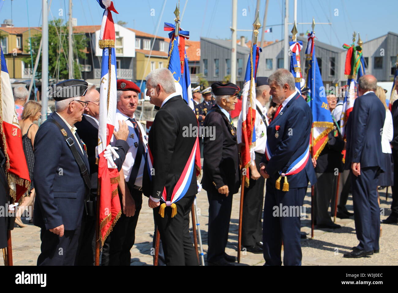 Celebration of the July 14 National Festival on La Rochelle Stock Photo ...