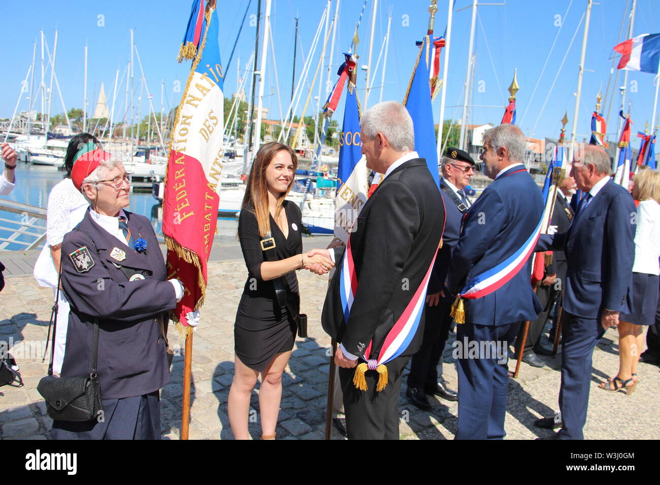 Celebration of the July 14 National Festival on La Rochelle Stock Photo ...
