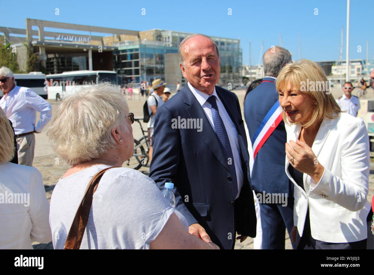 Celebration of the July 14 National Festival on La Rochelle Stock Photo ...