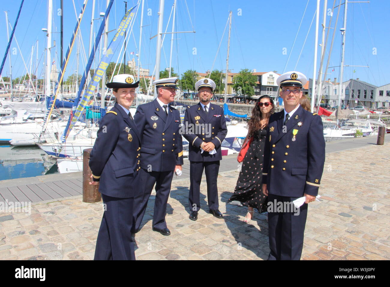 Celebration of the July 14 National Festival on La Rochelle Stock Photo ...