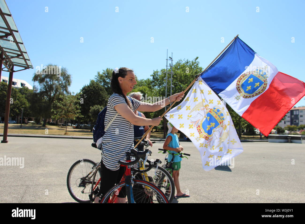 Celebration of the July 14 National Festival on La Rochelle Stock Photo ...