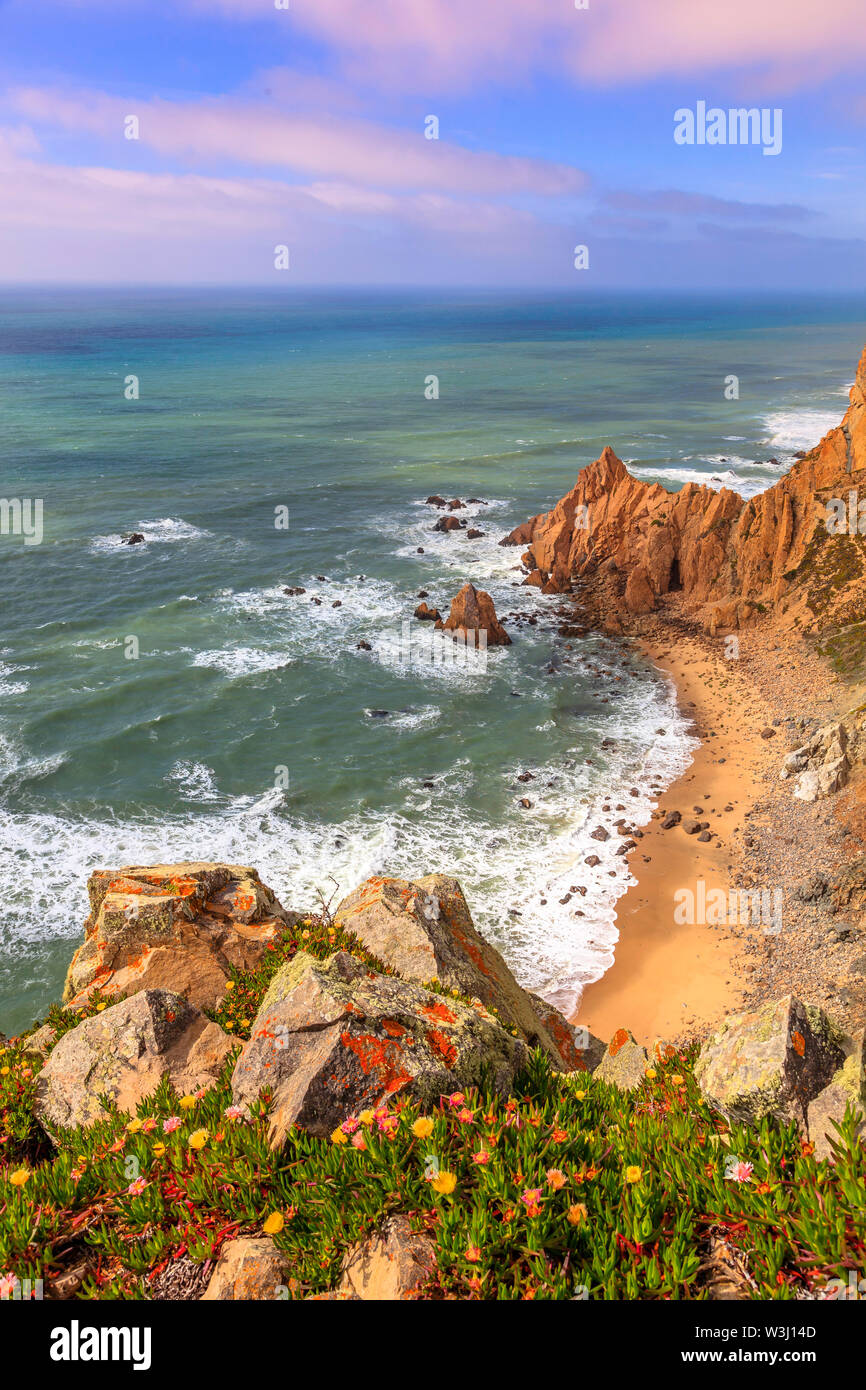 Cabo da Roca, the westernmost point of Europe Stock Photo - Alamy