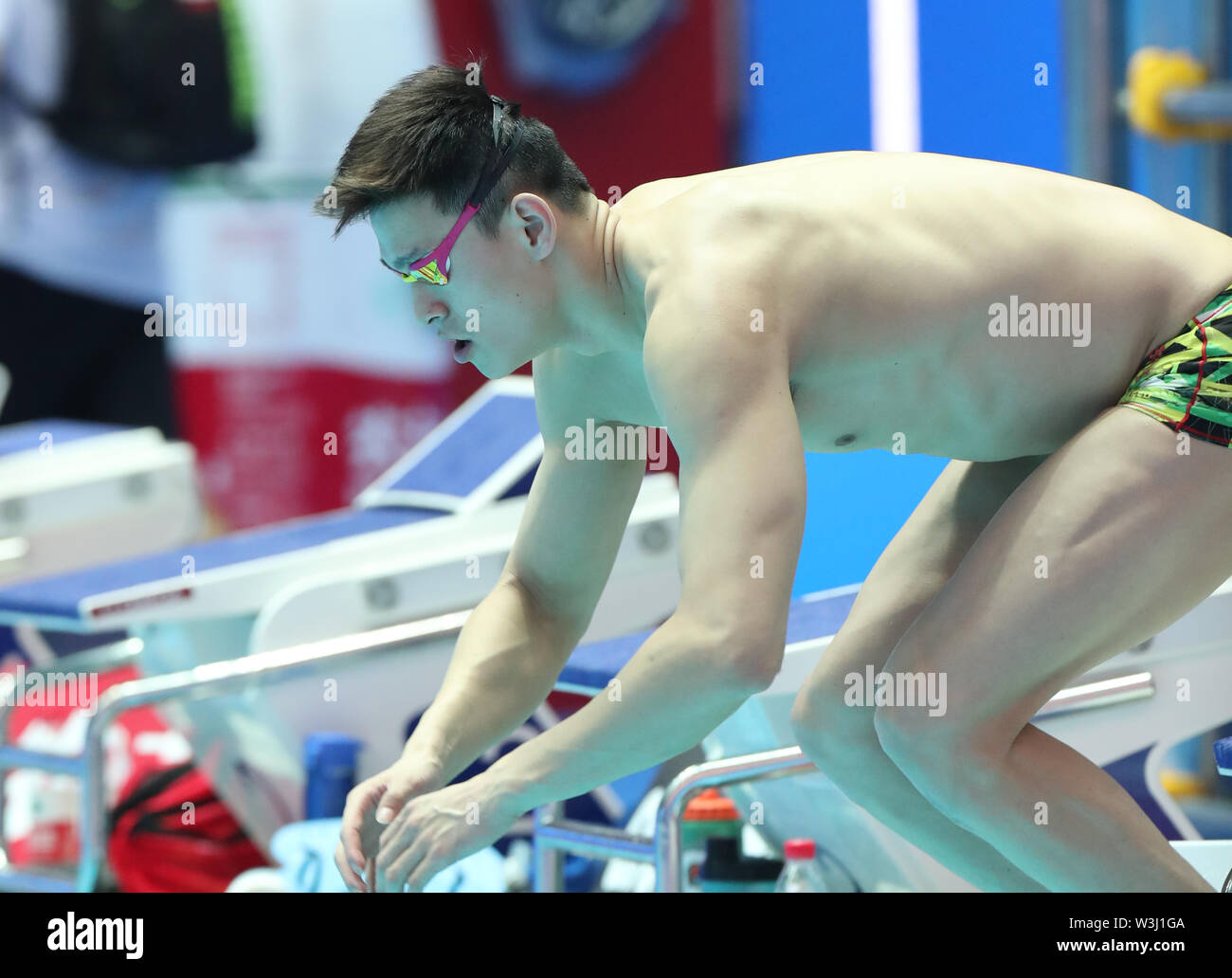 16th July, 2019. Star Chinese swimmer practices Star Chinese swimmer ...