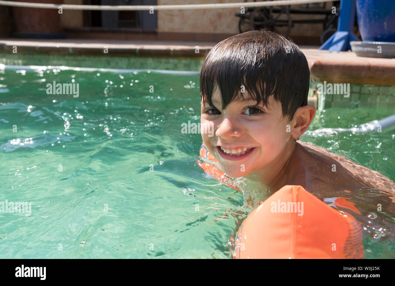 Wearing Arm Floats High Resolution Stock Photography and Images - Alamy