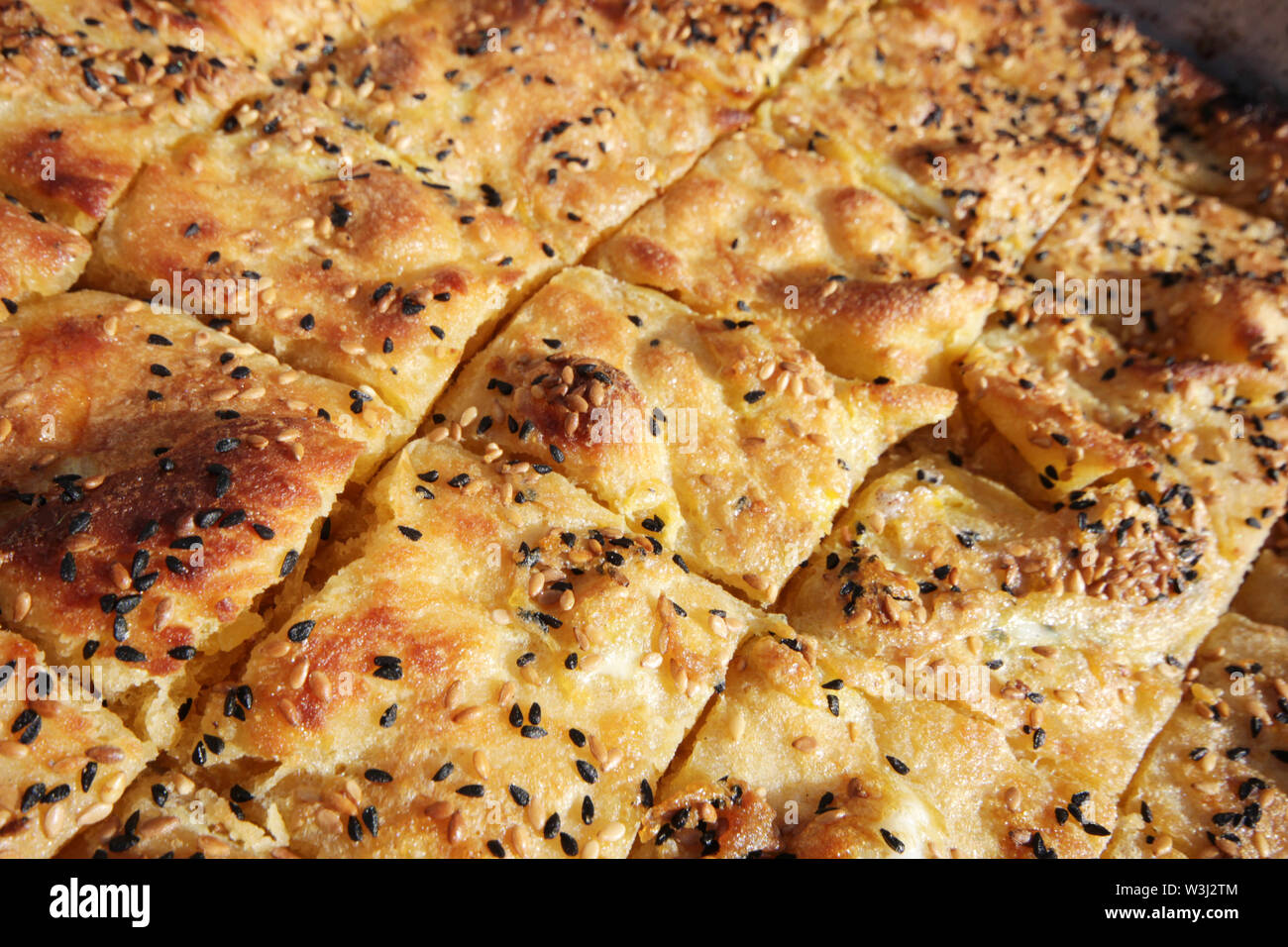 fried homemade sesame pie Stock Photo - Alamy