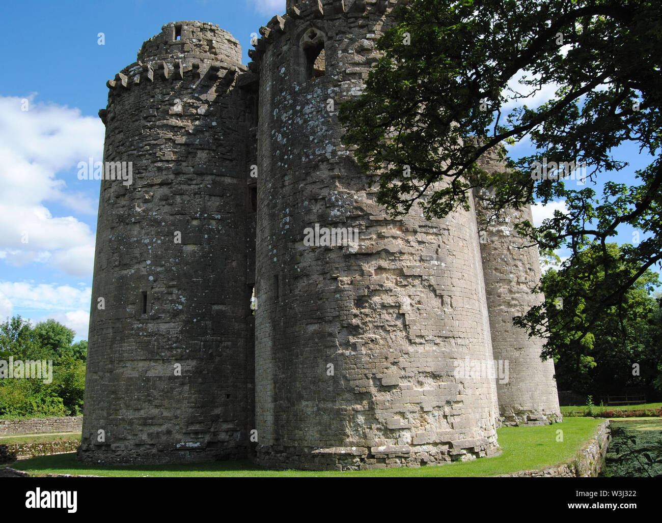 Medieval nunney castle somerset england hi-res stock photography and ...