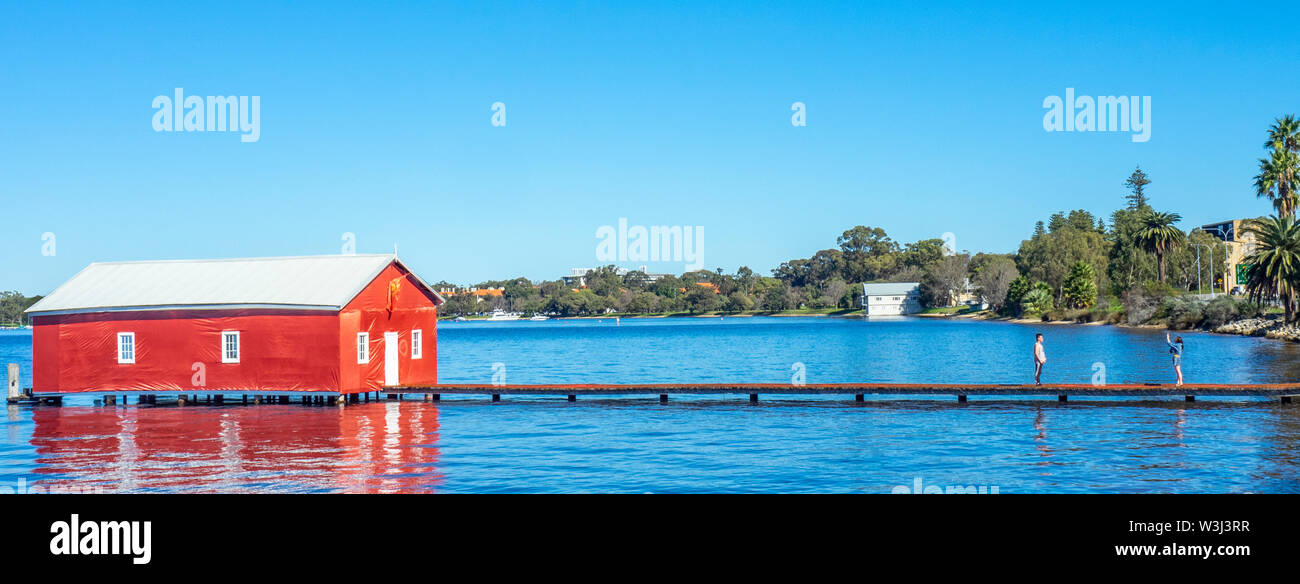 Crawley edge boatshed in perth hi-res stock photography and images - Alamy