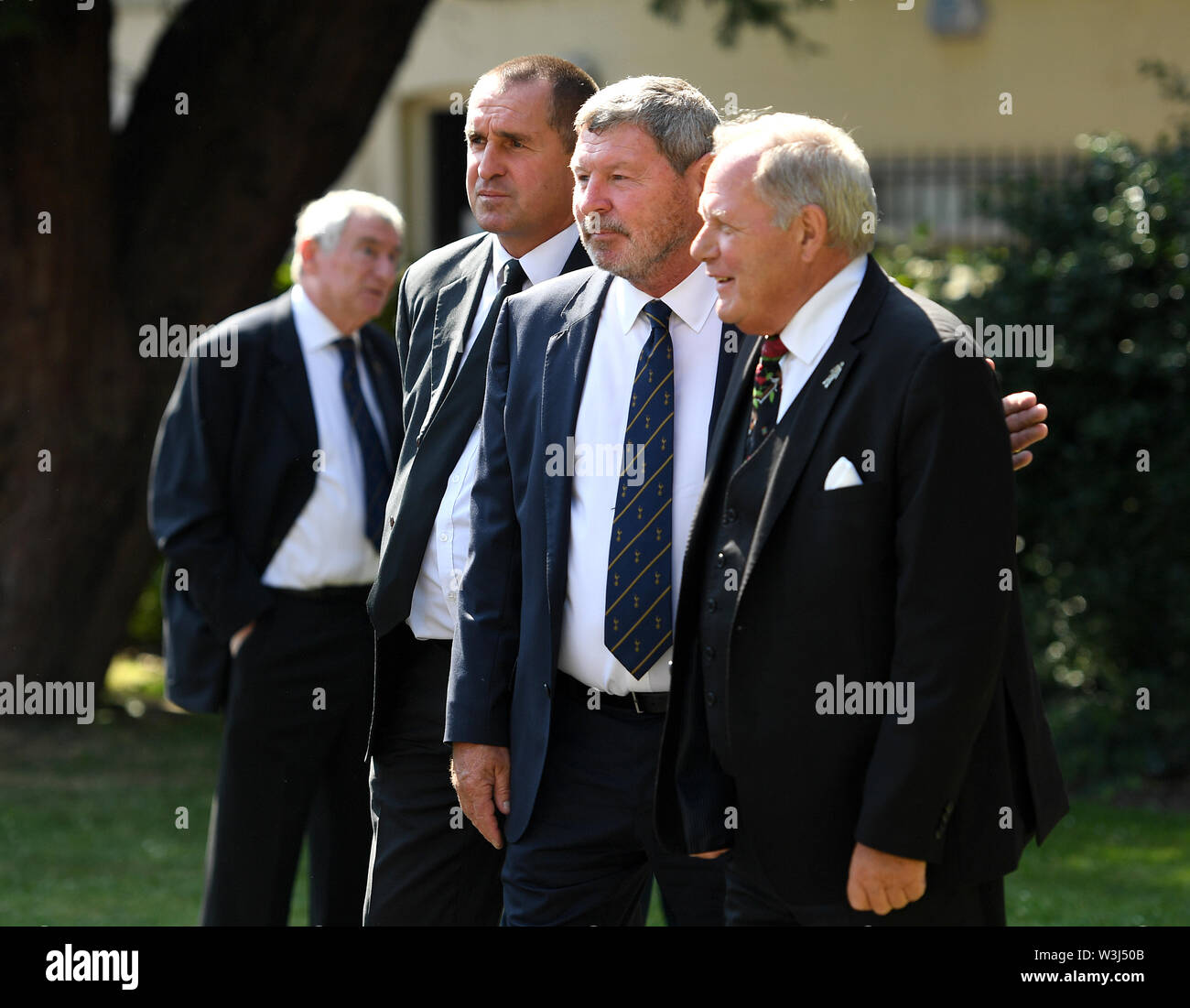 Martin Allen (left), Clive Allen (centre) and Peterborough United ...