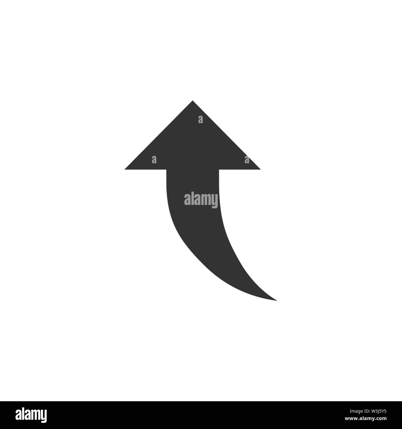 Up Arrow icon. Vector illustration flat Stock Vector Image & Art - Alamy