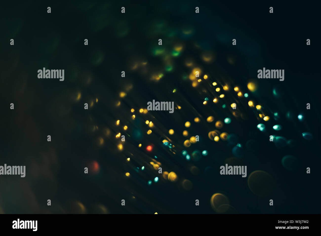 Beautiful colored bokeh on a dark abstract background Stock Photo - Alamy