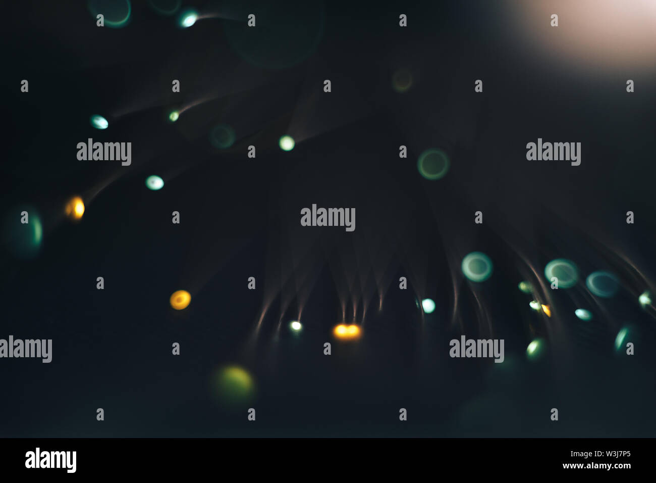 Beautiful colored bokeh on a dark abstract background Stock Photo - Alamy