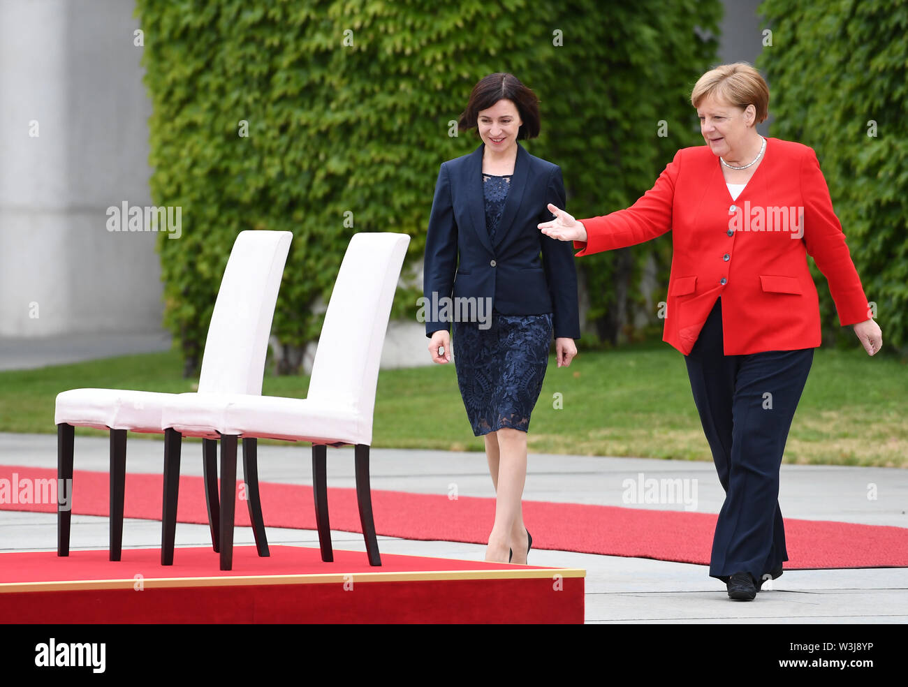 Berlin, Germany. 16th July, 2019. Chancellor Angela Merkel (CDU ...