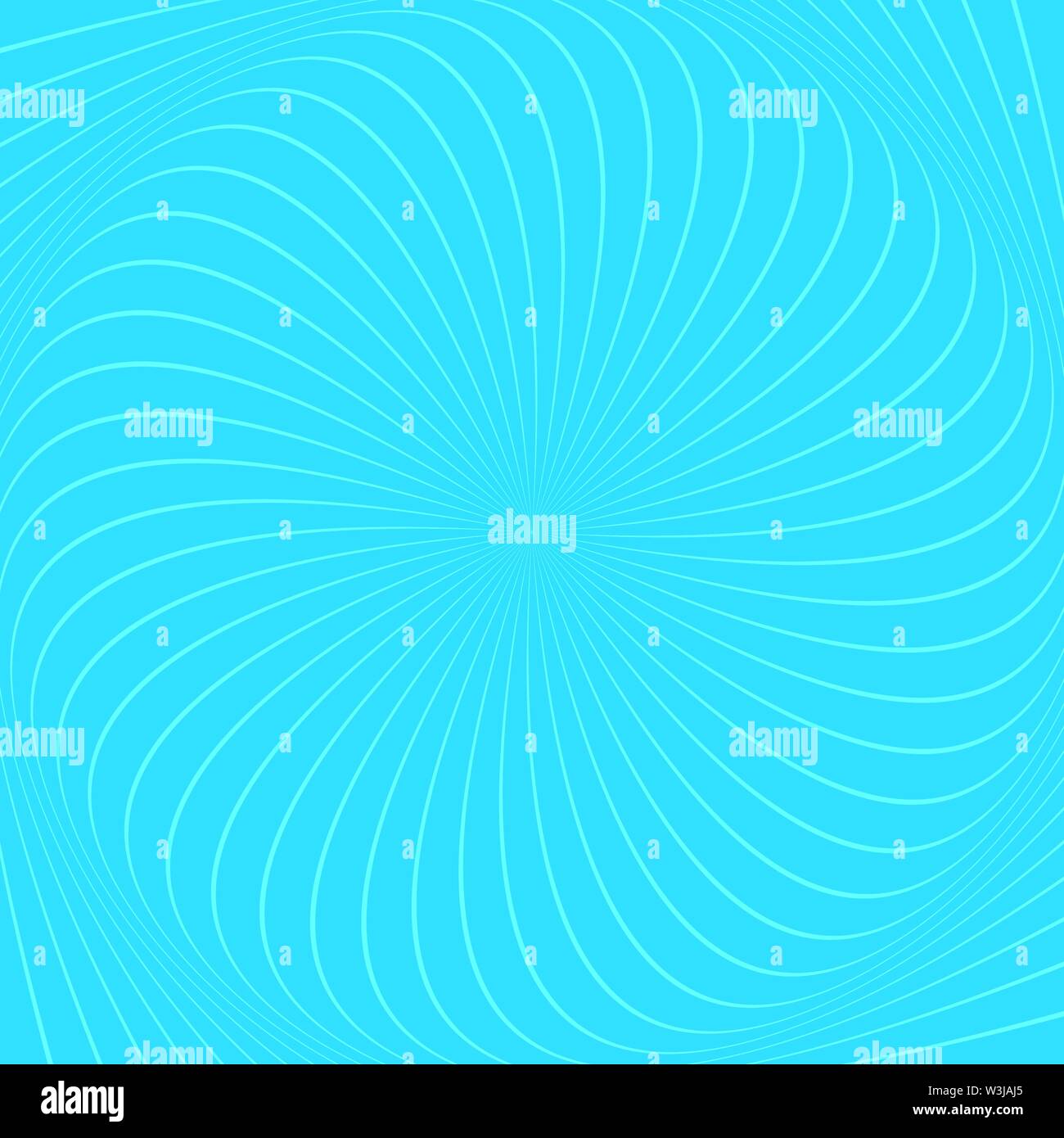 Light blue abstract spiral ray background - vector illustration Stock ...