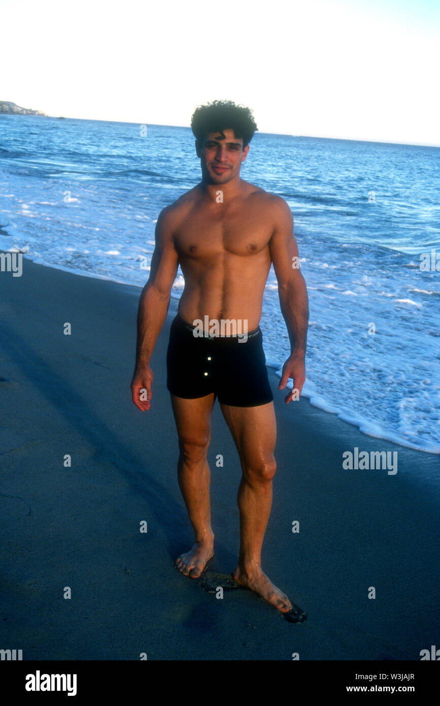 Malibu, California, USA 27th September 1994 (Exclusive) Acrobat/artist ...