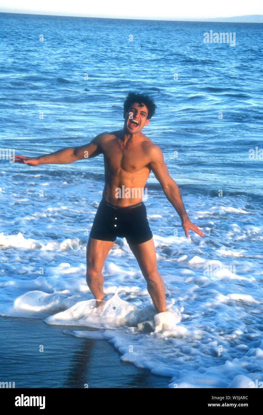 Malibu, California, USA 27th September 1994 (Exclusive) Acrobat/artist ...