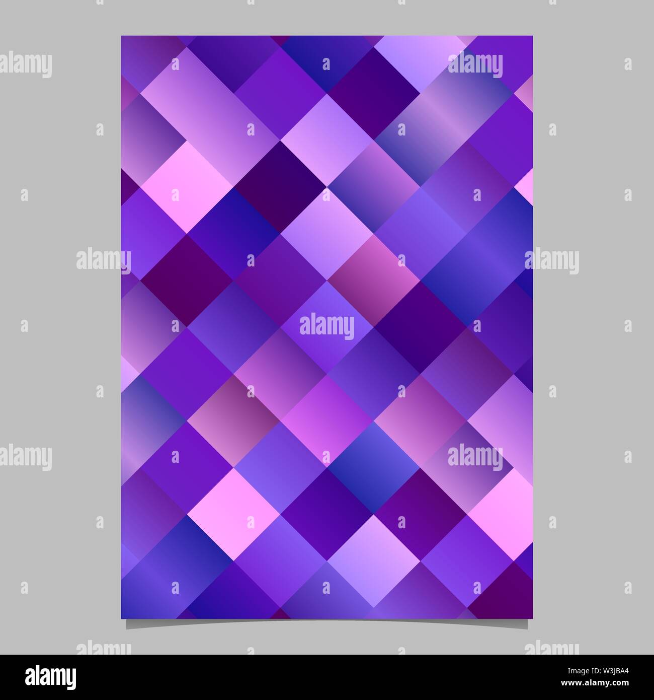 Geometrical gradient colorful modern trendy diagonal square page ...