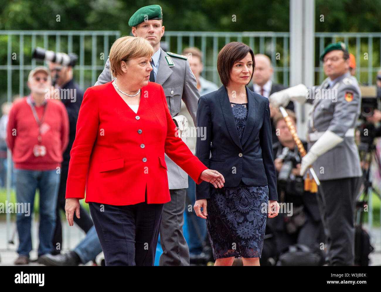 Berlin, Germany. 16th July, 2019. Federal Chancellor Angela Merkel (CDU ...