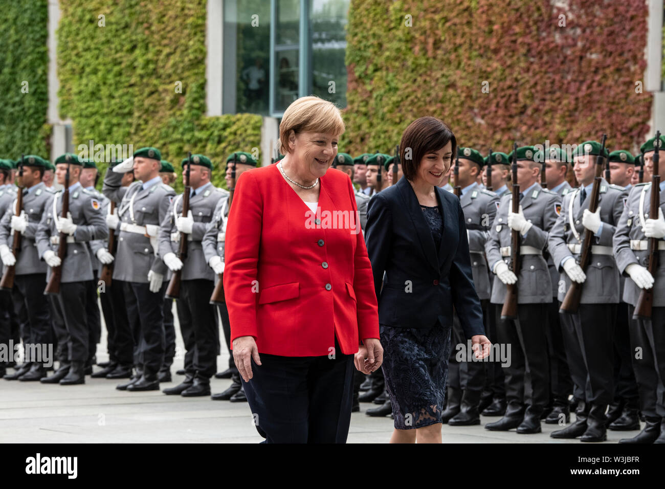Berlin, Germany. 16th July, 2019. Federal Chancellor Angela Merkel (CDU ...
