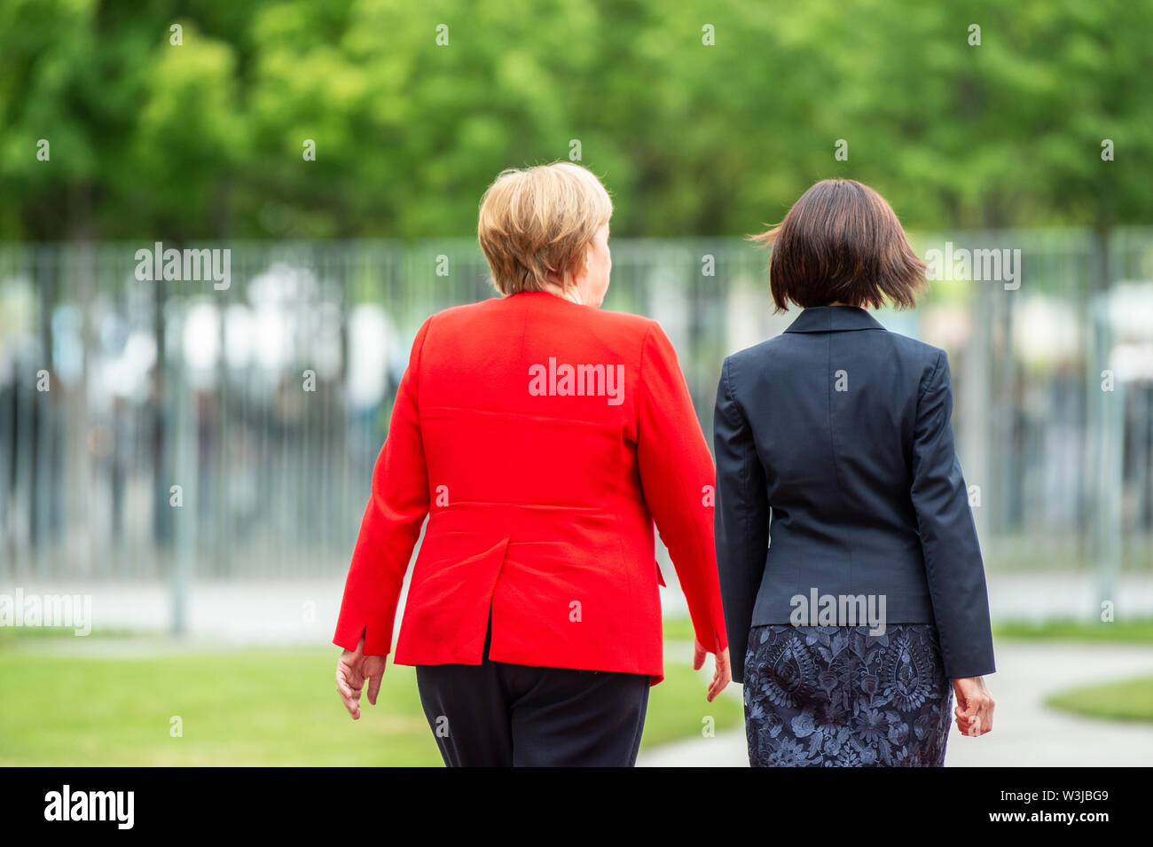 Berlin, Germany. 16th July, 2019. Federal Chancellor Angela Merkel (CDU ...