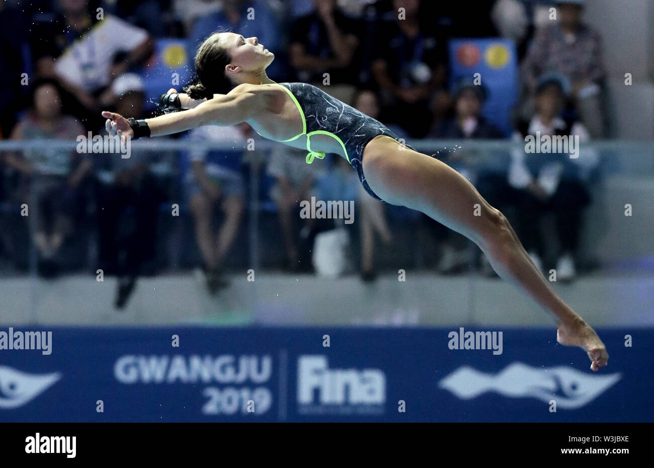 Gwangju, South Korea. 16th July, 2019. Laura Hingston of Australia ...