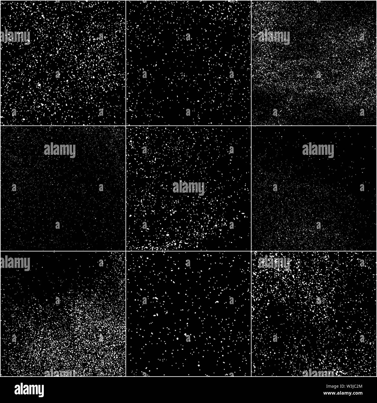 Blizzard falling rain snowflakes Black and White Stock Photos & Images ...