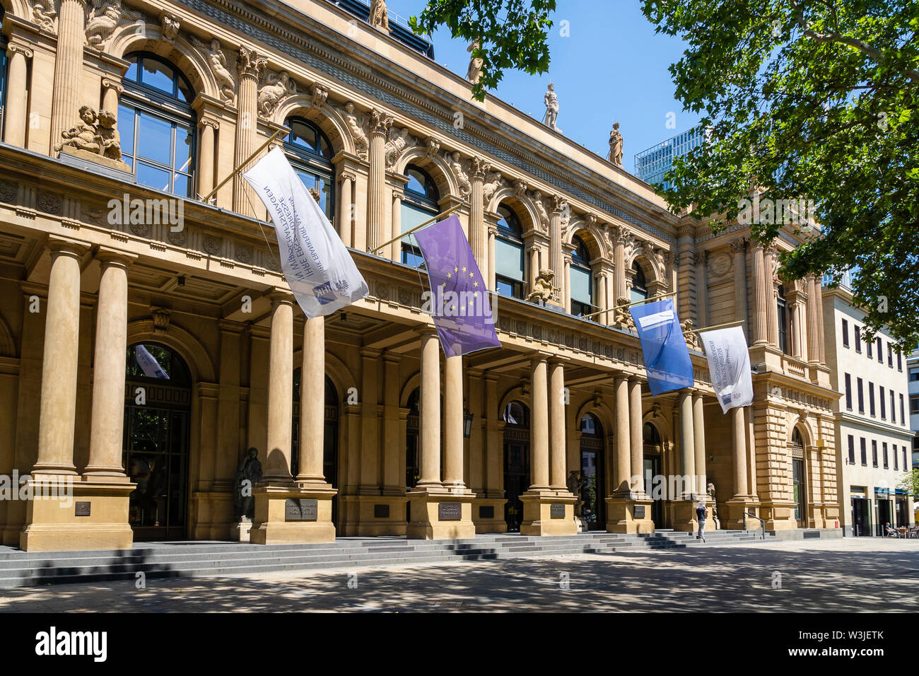 Frankfurt Germany July 2019 Stock exchange building in Frankfurt am Main Germany. The Frankfurt Stock Exchange Stock Photo Alamy
