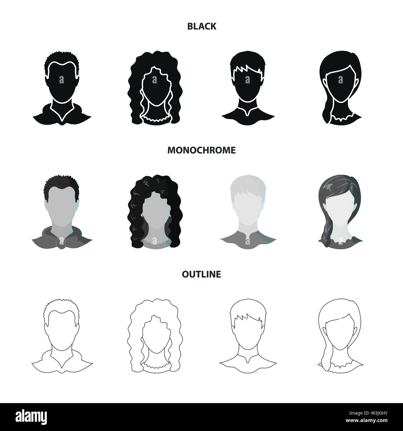 Isolated object of professional and photo logo. Set of professional and ...