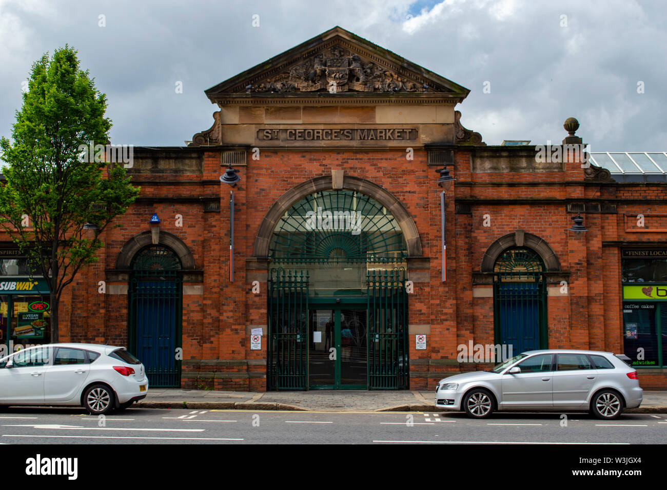 Outside St George's Market, Belfast, Northern Ireland Stock Photo - Alamy