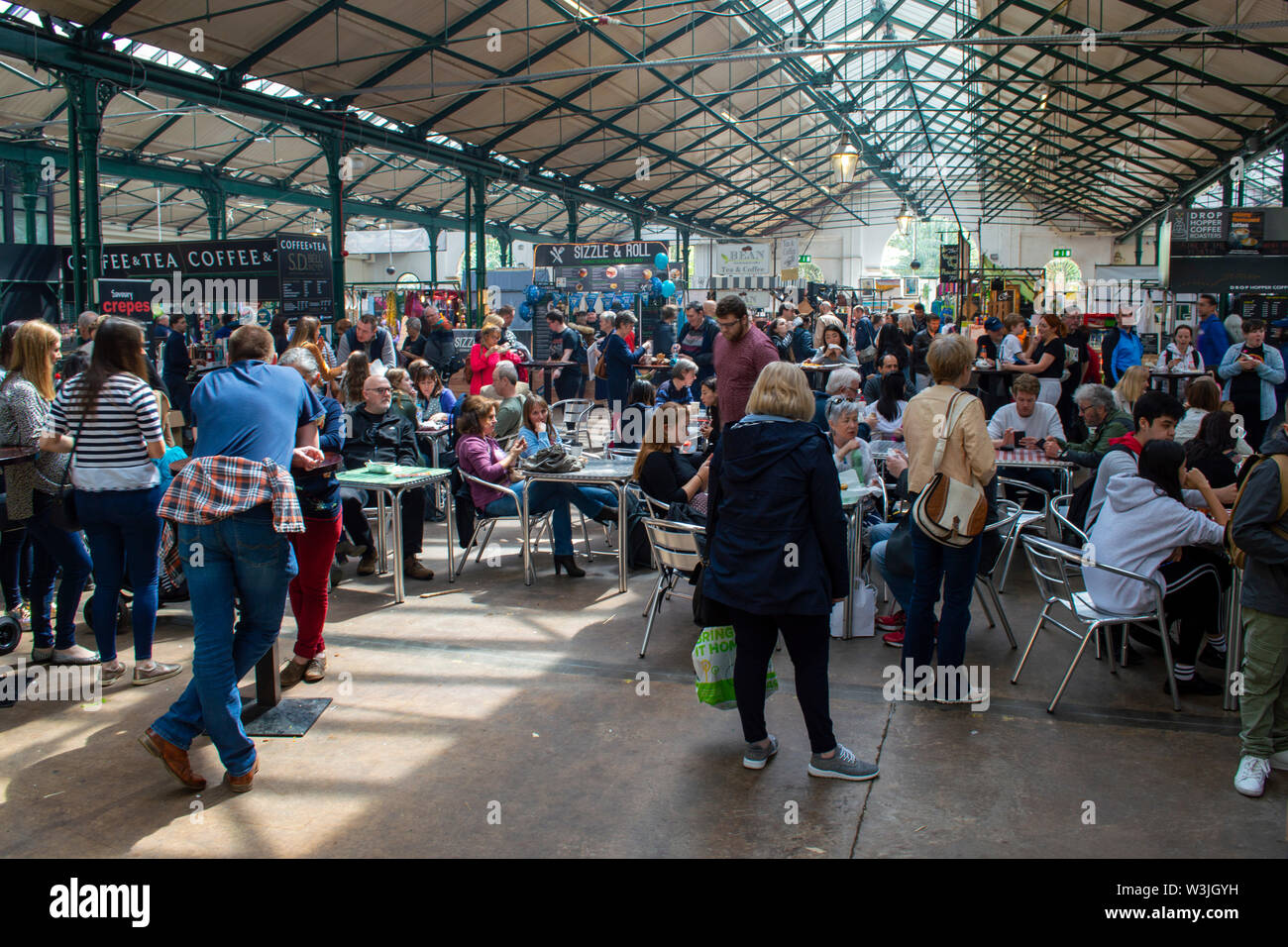 Inside St George's Market, Belfast, Northern Ireland Stock Photo - Alamy