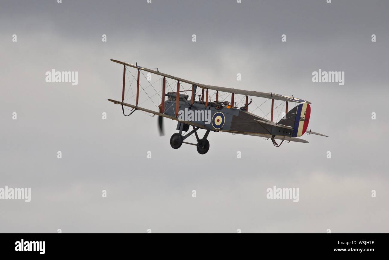 Airco DH.9 / de Havilland DH.9 the world's first strategic bomber restored by the Historic ...