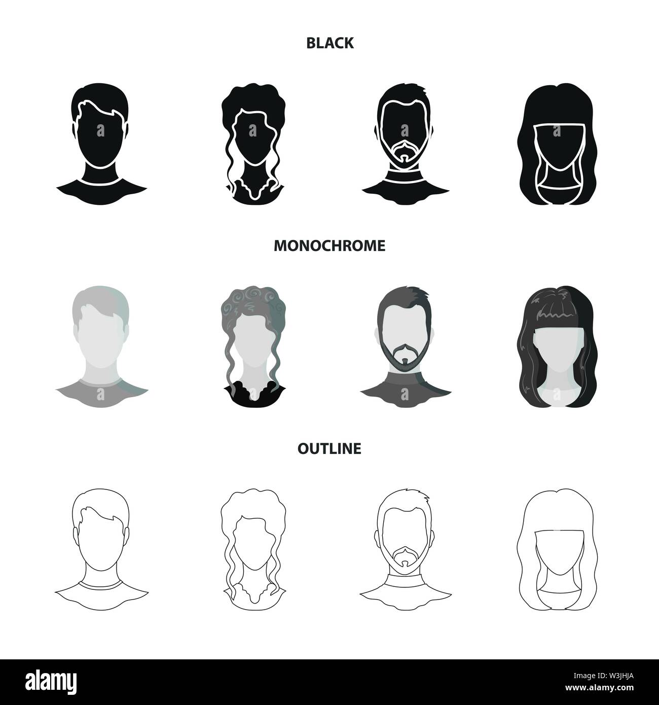 Vector design of professional and photo sign. Collection of ...