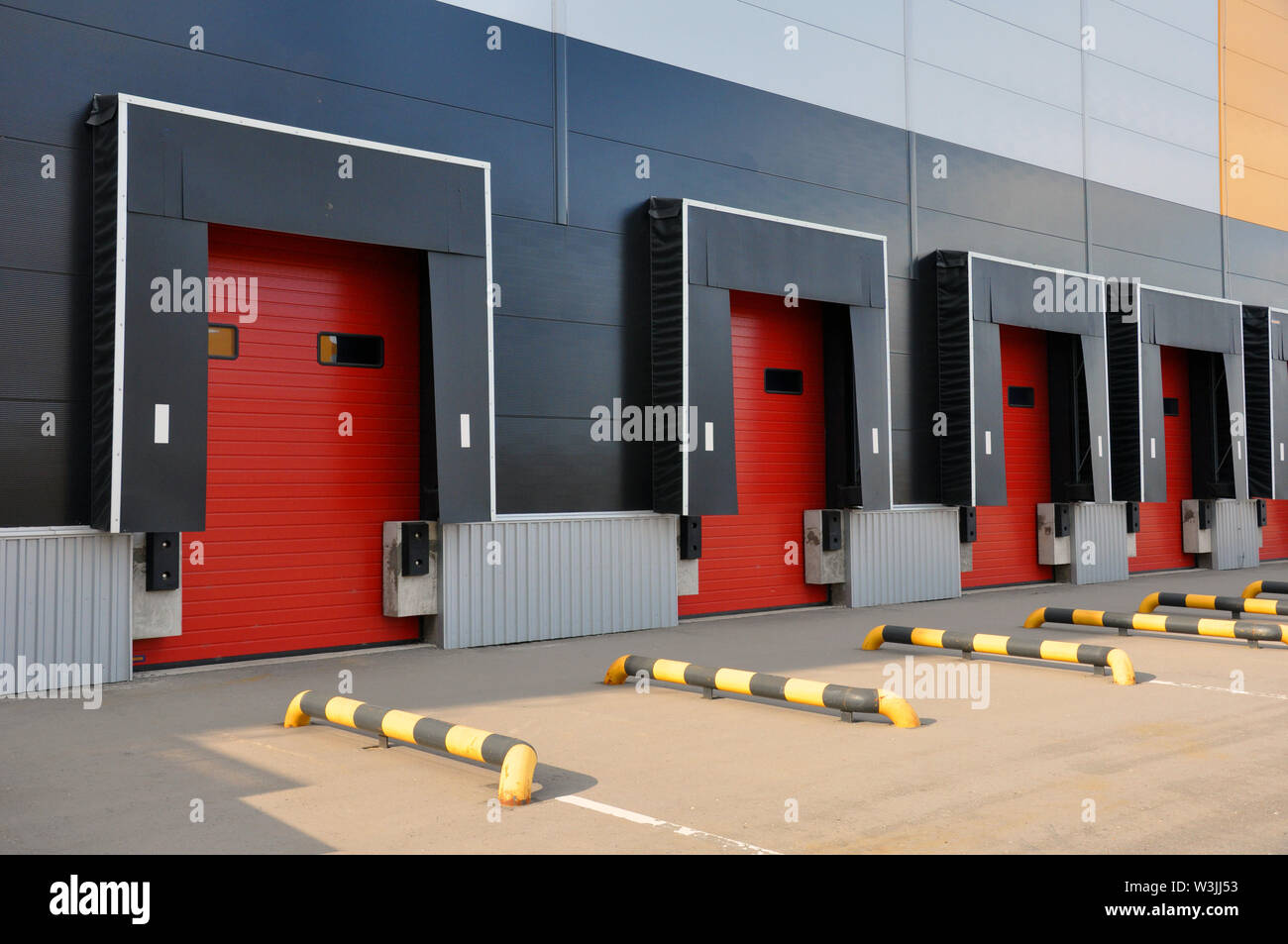 innovative logistic warehouse complex. A Large distribution warehouse ...