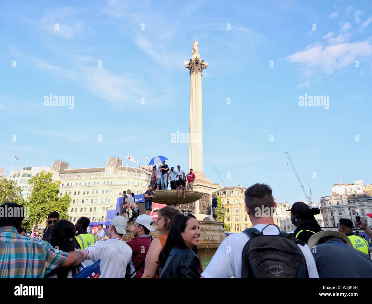 Trafalgar Square Fanzone High Resolution Stock Photography and Images ...