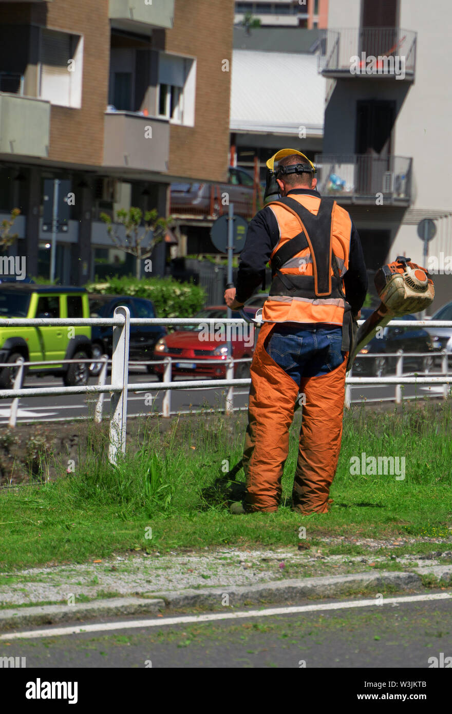 Industrial grass cutting machine hi-res stock photography and images ...