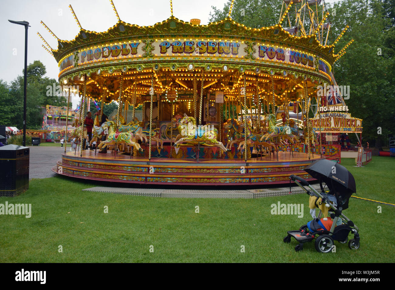 Funfair Roundabout High Resolution Stock Photography and Images - Alamy