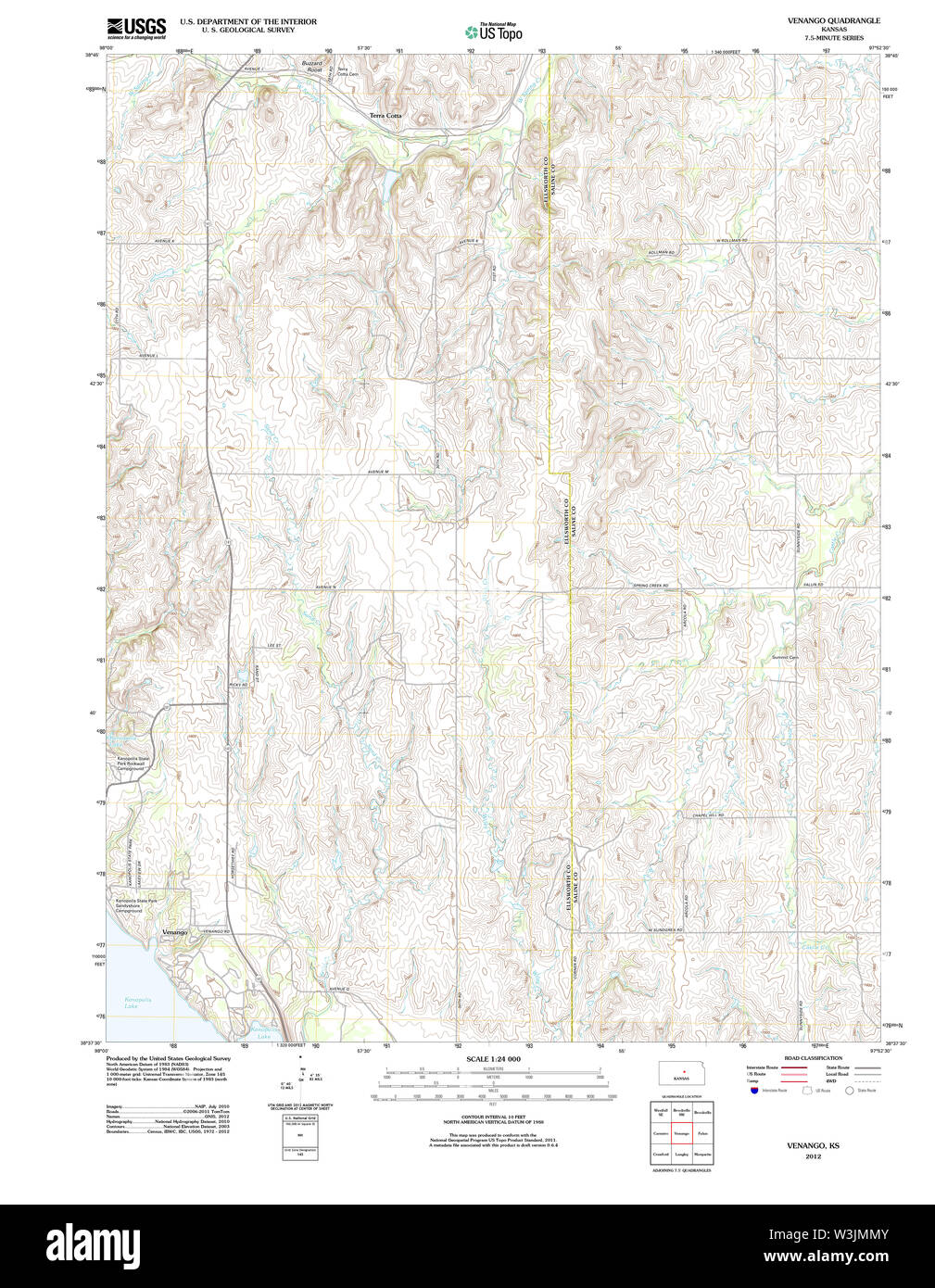 Map of venango hi-res stock photography and images - Alamy