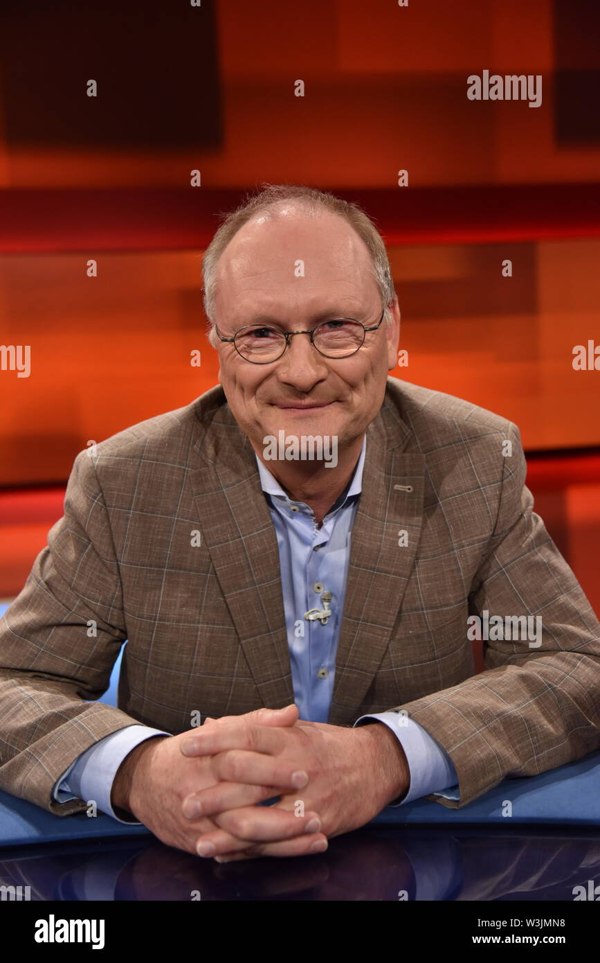 Cologne, Germany. 15th July, 2019. The meteorologist Sven Plöger, ARD ...