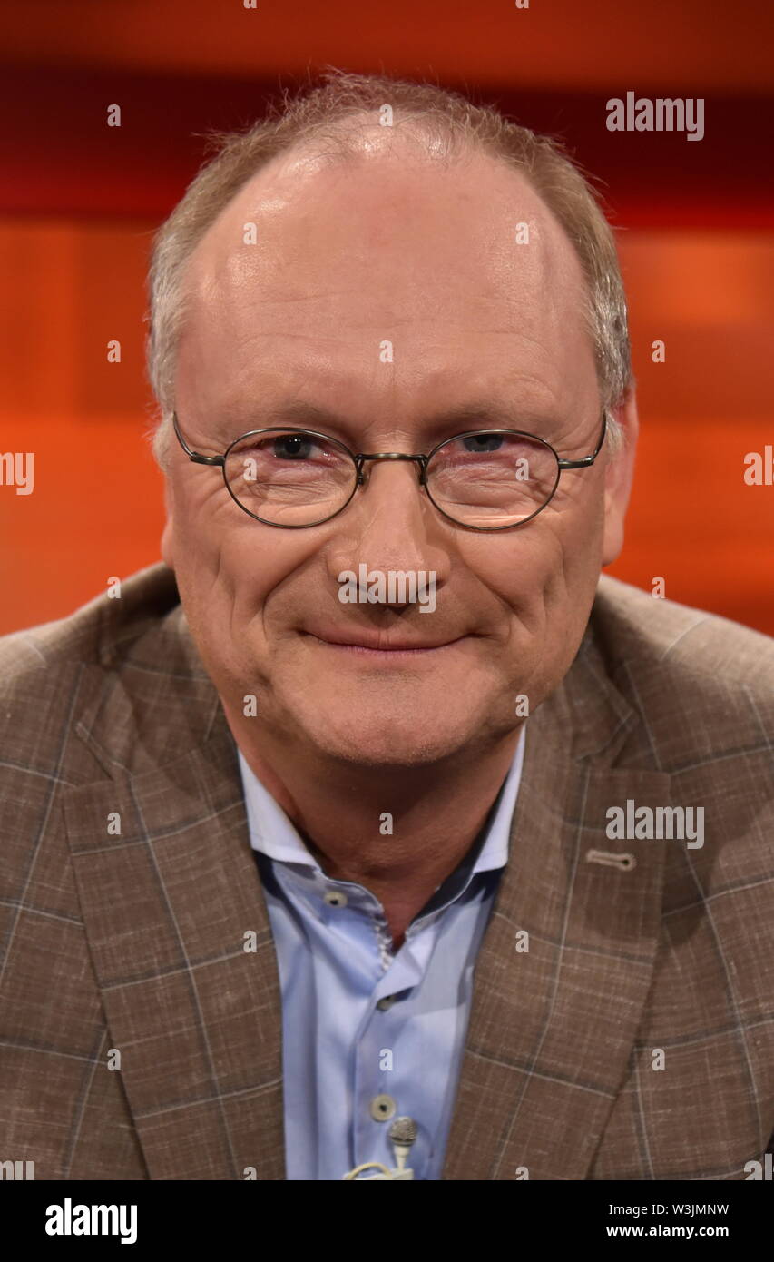 Cologne, Germany. 15th July, 2019. The meteorologist Sven Plöger, ARD ...