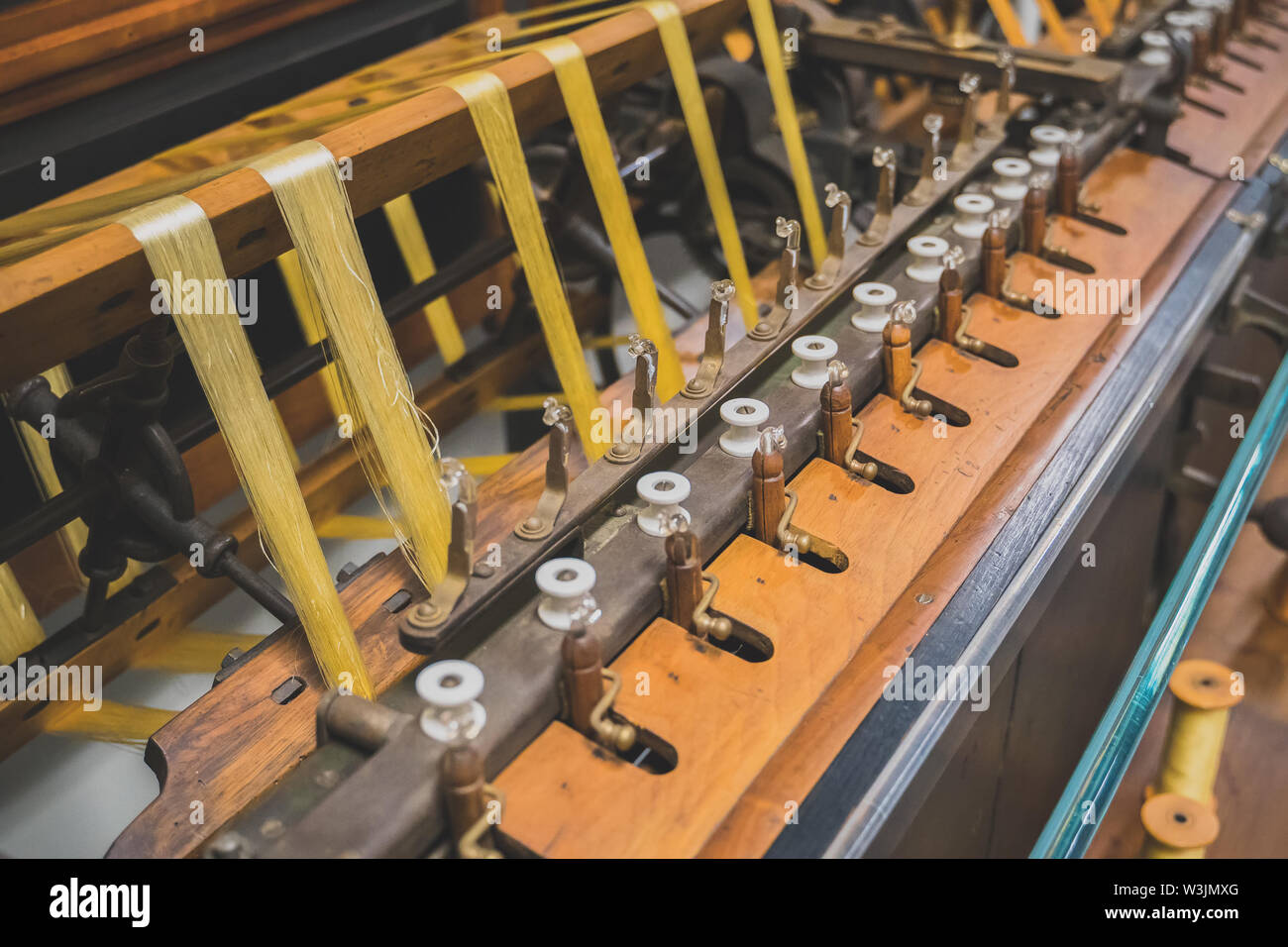 Yarn winding plant hi-res stock photography and images - Alamy