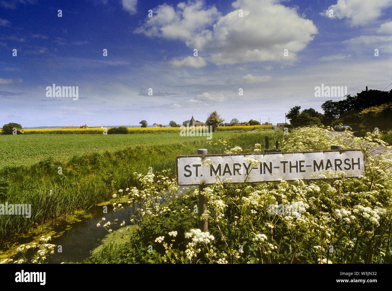 St Mary-In-The-Marsh, Kent, England, UK Stock Photo - Alamy