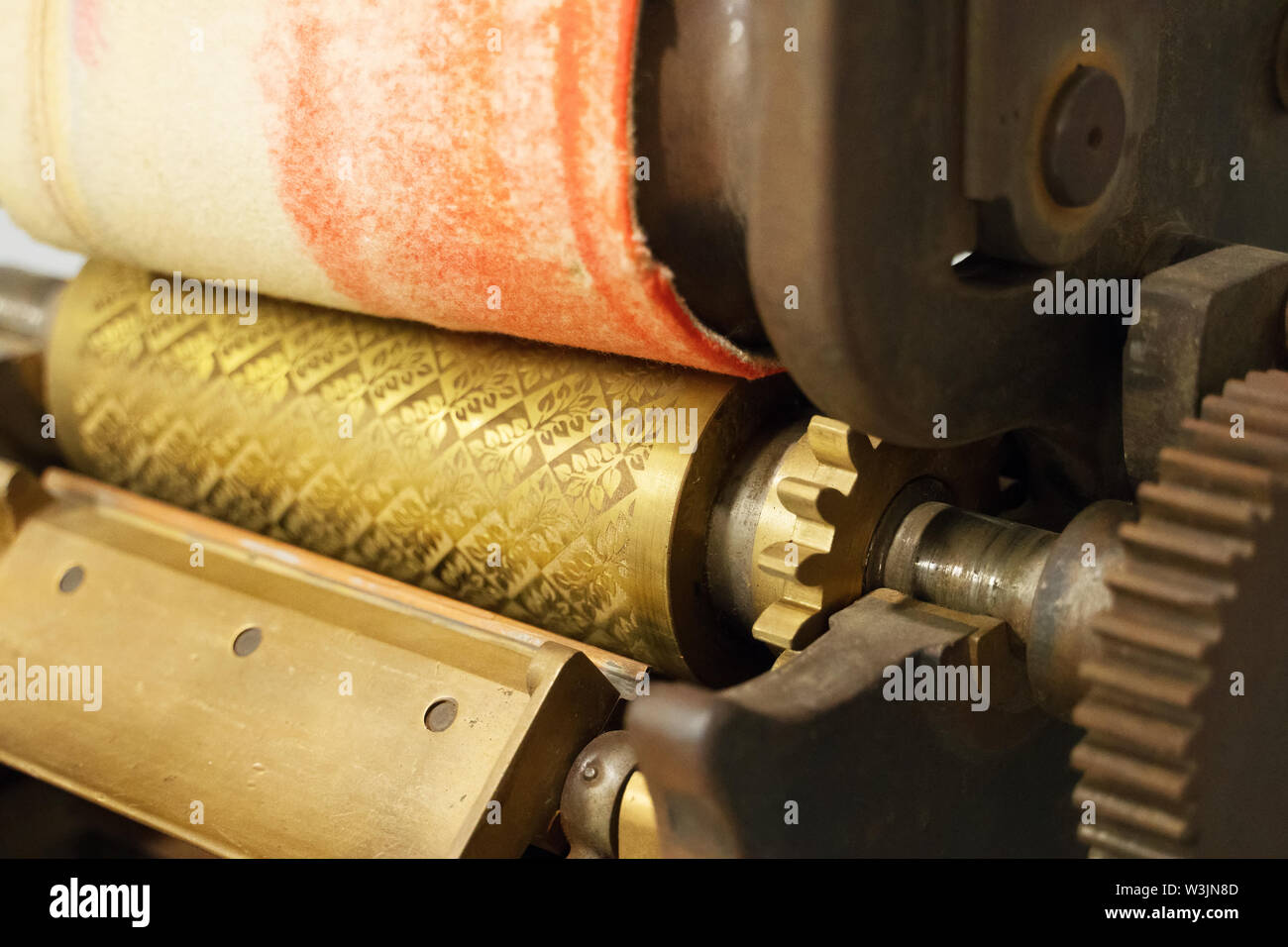 Sampling machine. Used to create samples for printing Stock Photo - Alamy