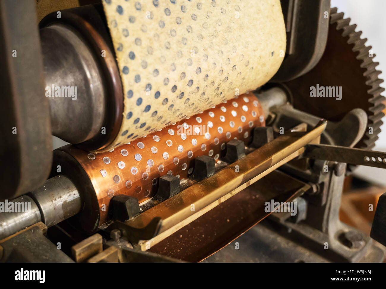 Sampling machine. Used to create samples for printing Stock Photo - Alamy