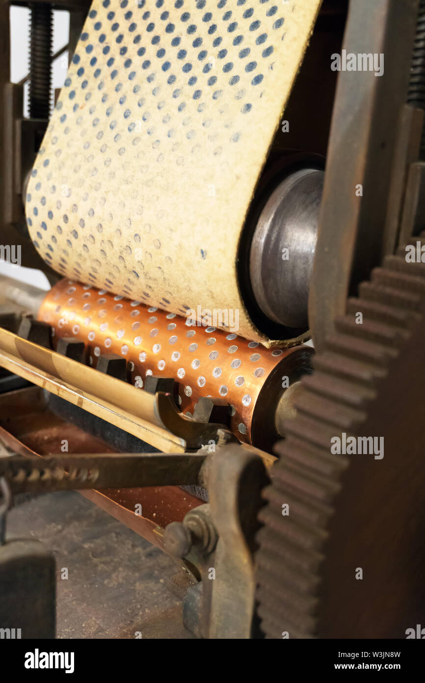 Sampling machine. Used to create samples for printing Stock Photo - Alamy