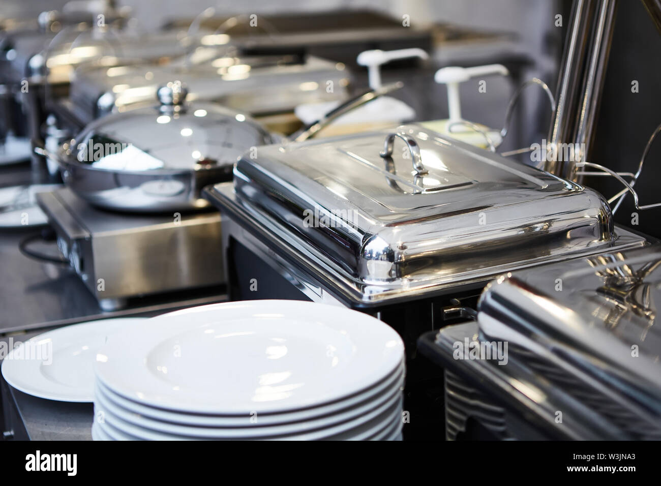 Catering food wedding ready to guests. Shallow dof Stock Photo - Alamy