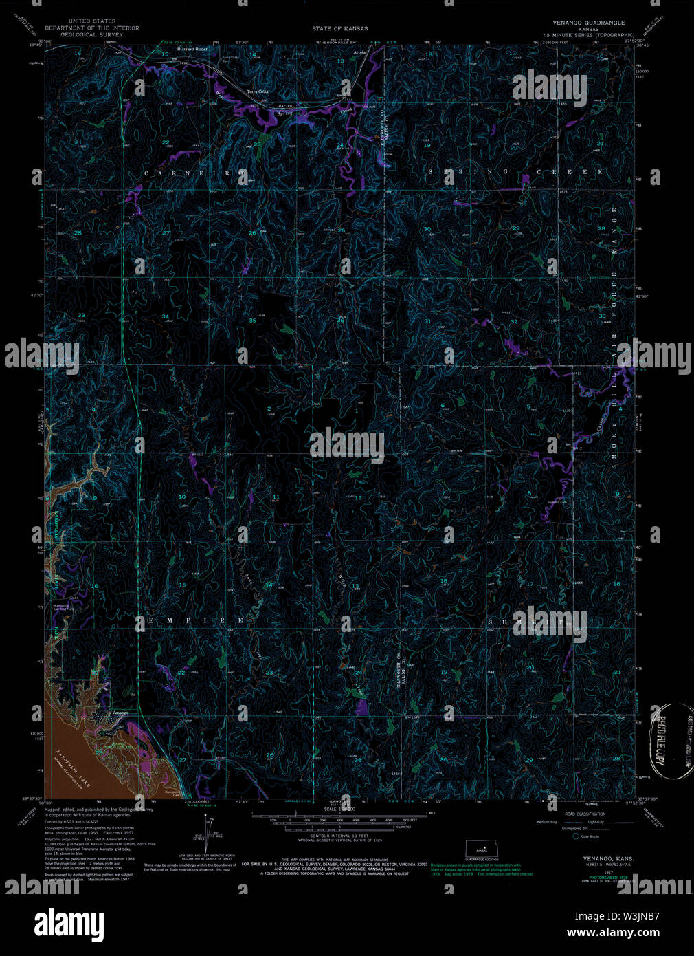 Map of venango hi-res stock photography and images - Alamy
