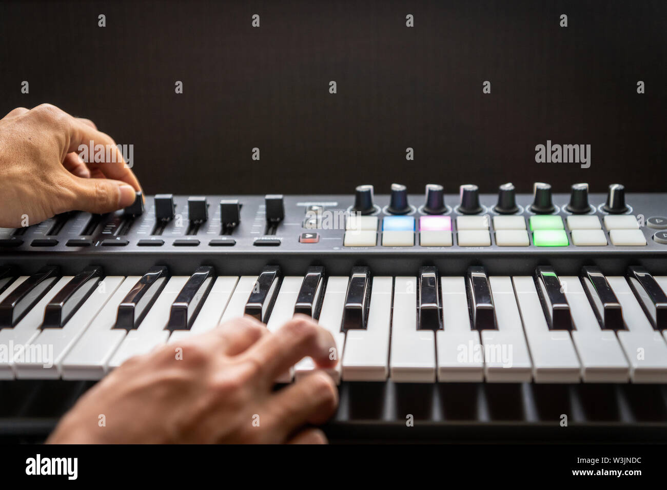 Composer keyboard hi-res stock photography and images - Alamy