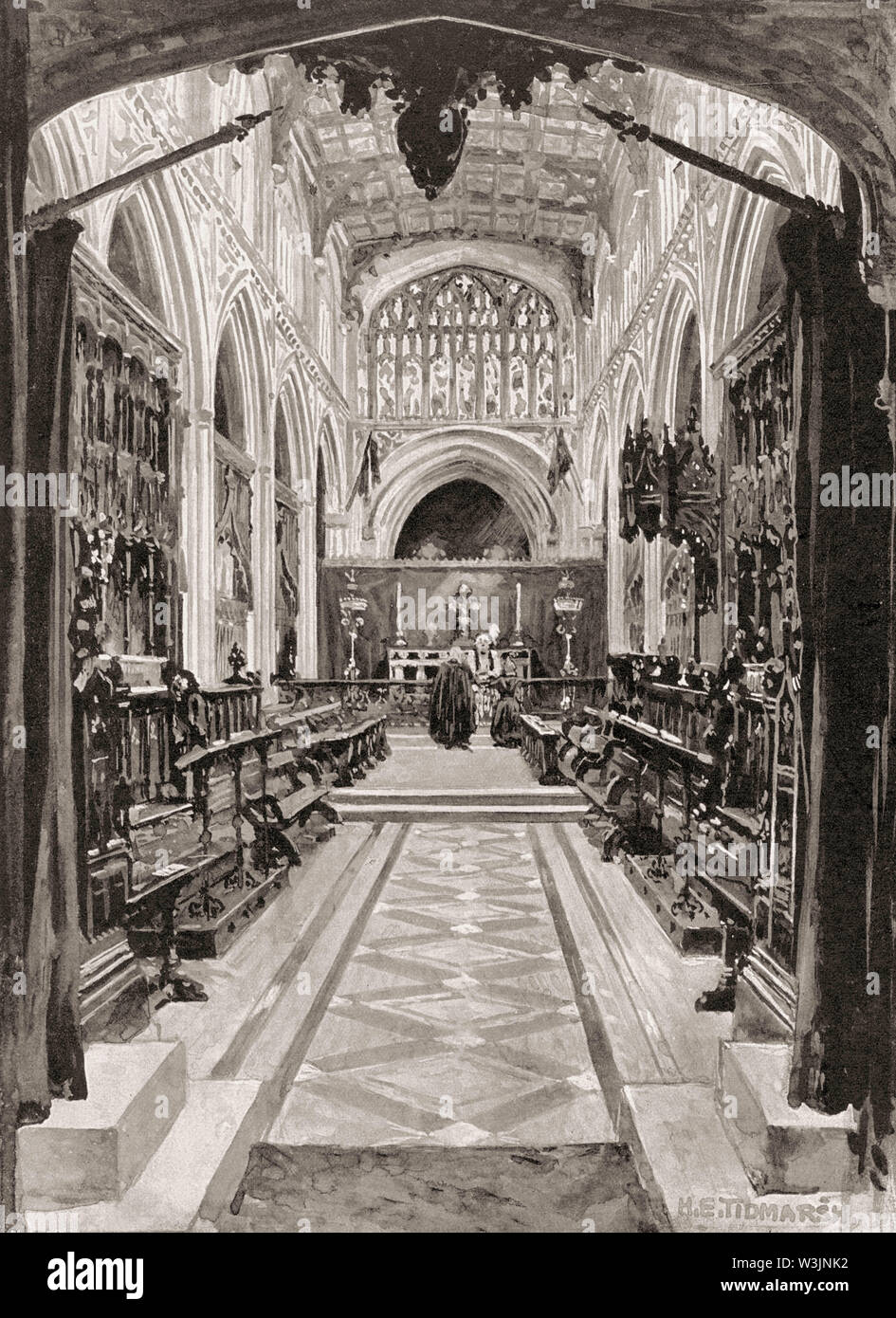 Manchester cathedral inside interior hi-res stock photography and ...