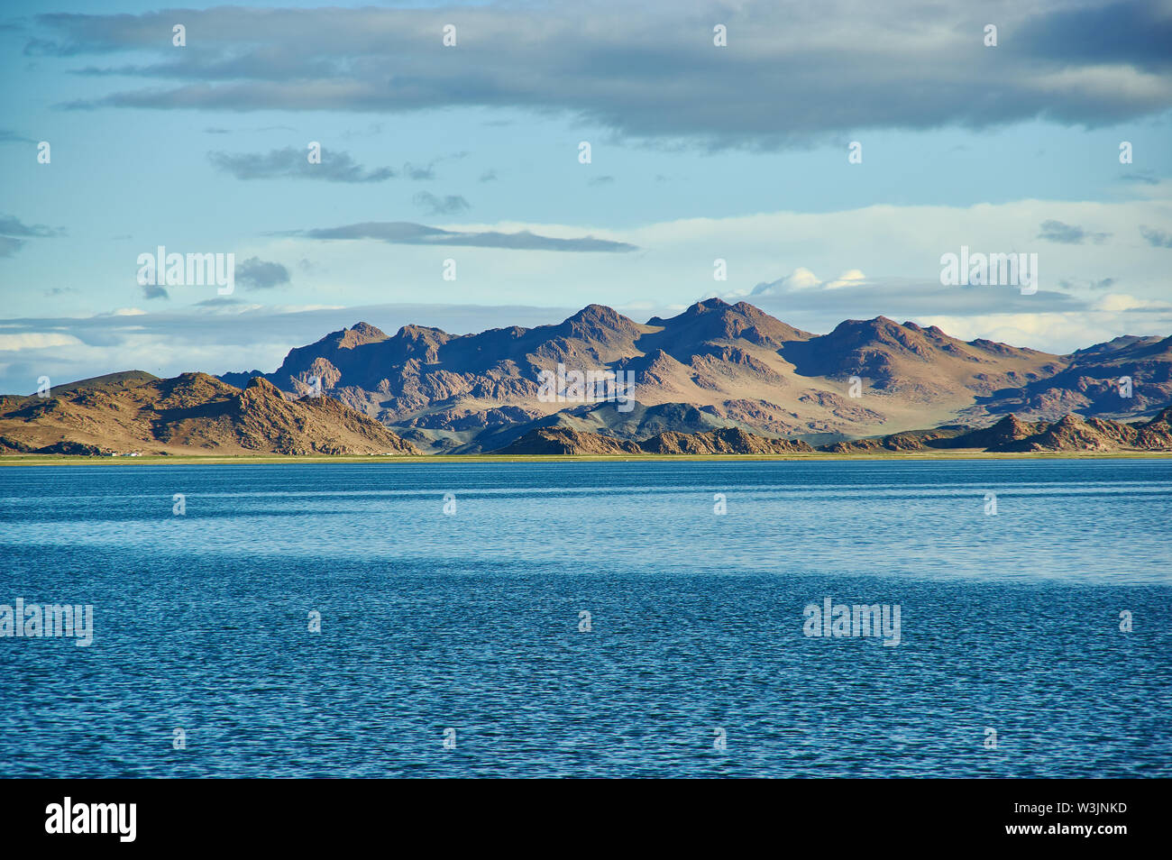 Tolbo Nuur Lake in Mongolia, landscapes of Western Mongolia, Asia ...