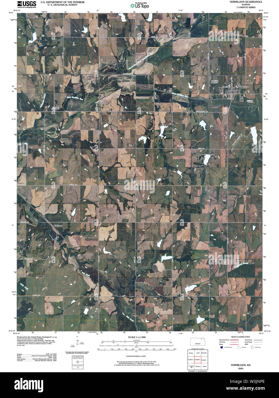 Vermillion map hi-res stock photography and images - Alamy